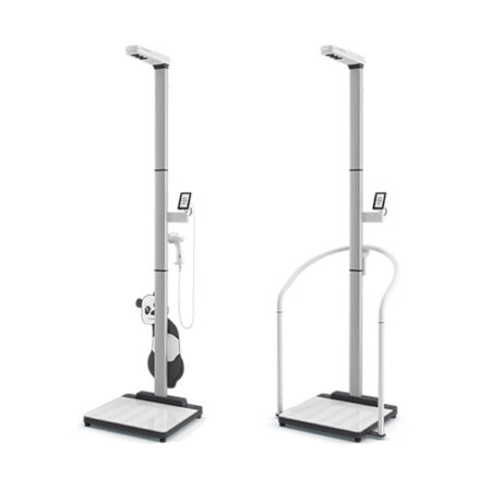 EMR-validated ultrasonic measuring station with ID-Display and handrail ...