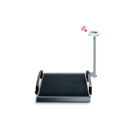 Seca 664 EMR-validated digital wheelchair scale with upright arm ...