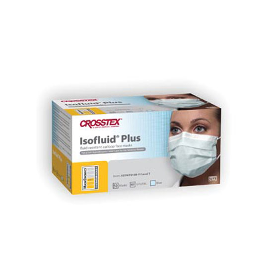Crosstex Isofluid® Plus Earloop Mask - Medical and Science Depot